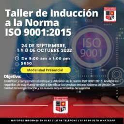 Taller de Inducción a la Norma ISO 9001:2015 – UNEZ – Universidad ...