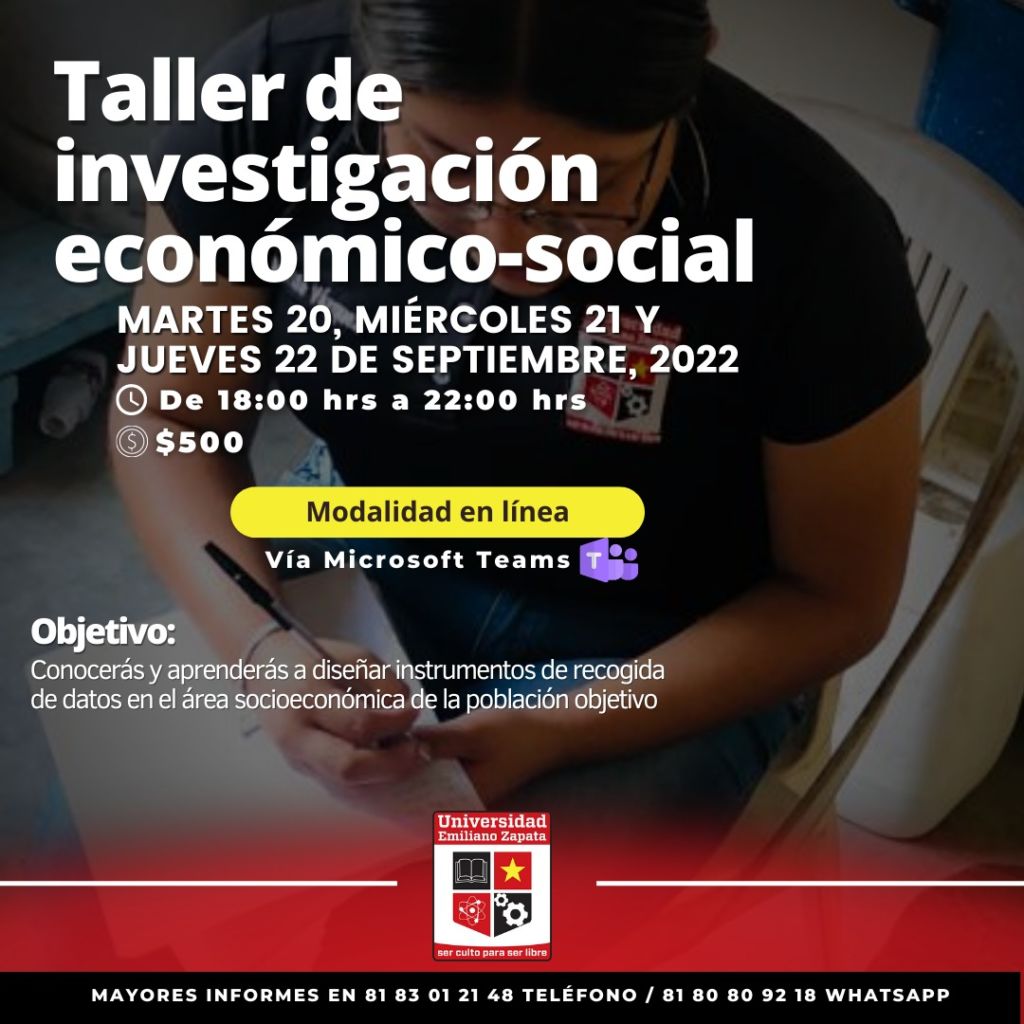 Taller de Investigación Económico-Social – UNEZ – Universidad Emiliano ...